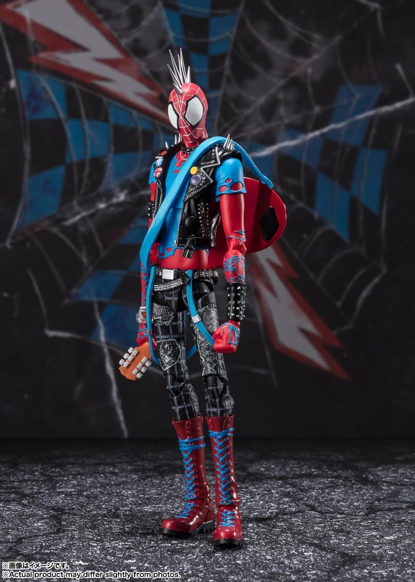 BANDAI TAMASHII NATIONS - S.H.Figuarts Spider-Punk (Spider-Man: Across ...