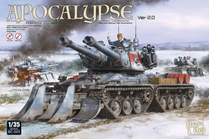 BORDER MODEL 1/35 BC-003 Apocalypse Tank Ver 2.0 Model Kit – Goody Good ...